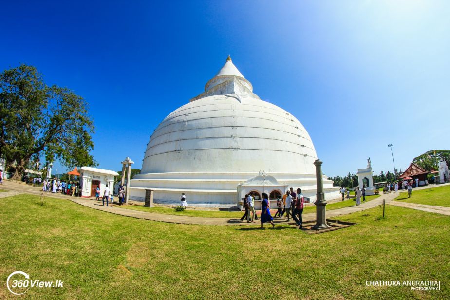 Tissamaharama Raja Maha Vihara-The Spherical Stupa in Ruhuna - 360view.lk
