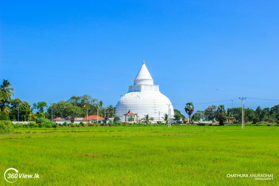 Tissamaharama Raja Maha Vihara-The Spherical Stupa in Ruhuna - 360view.lk